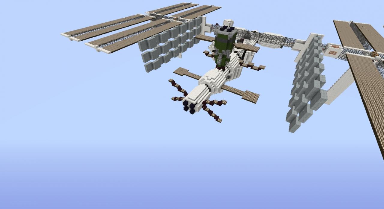 International Space Station ISS Minecraft Map