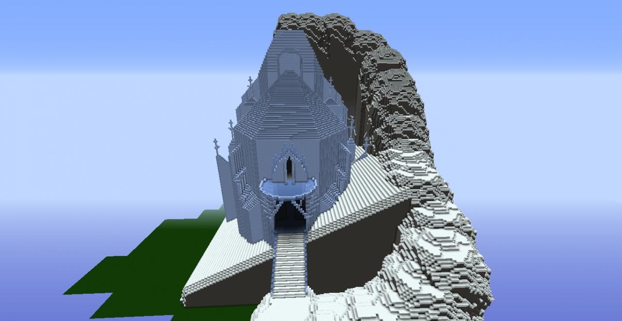 Frozen Elsa's Palace Minecraft Map