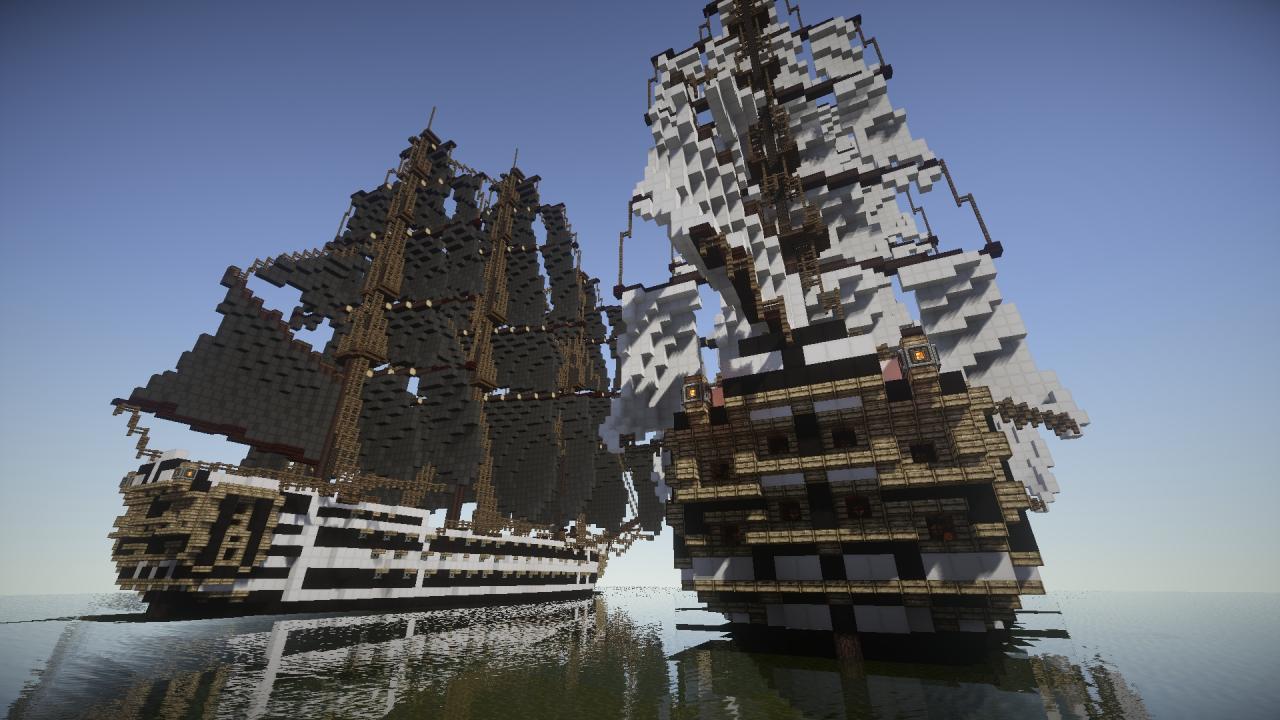 Royal Sovereign & H.M.S Fearless Minecraft Map