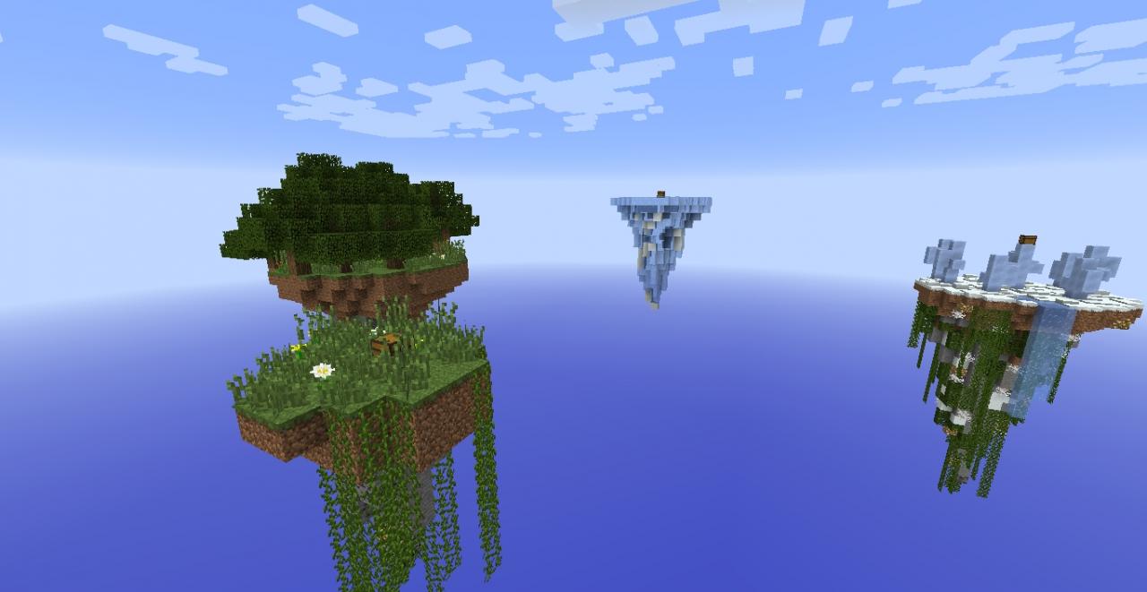 sky land Minecraft Map