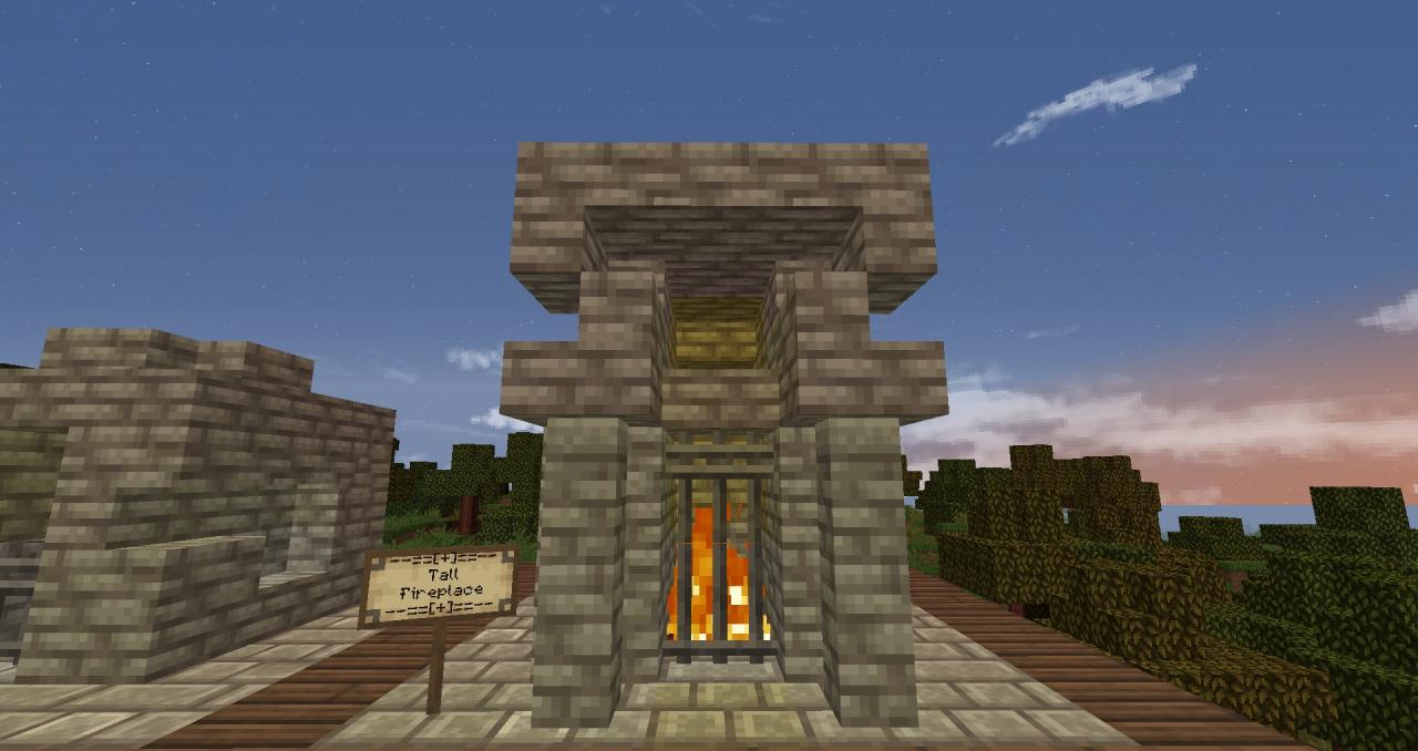 Fireplace Ideas! Minecraft Map