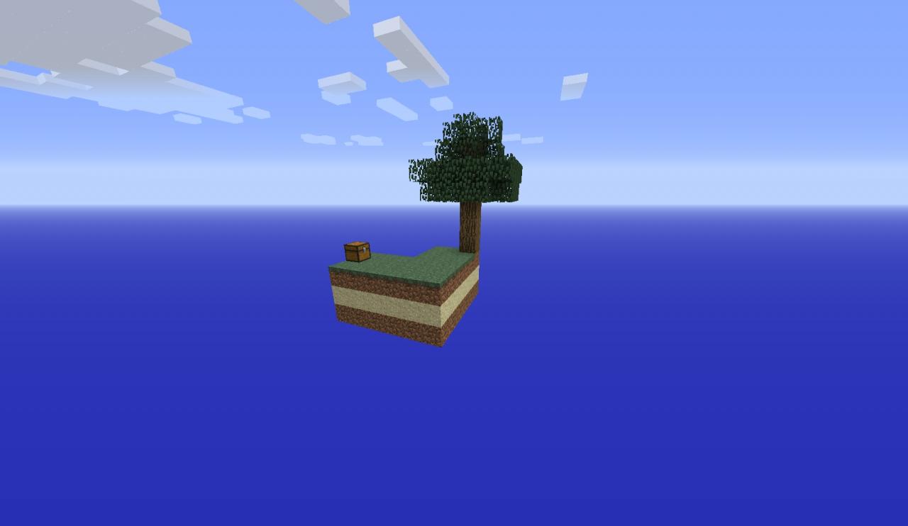 Sky block Minecraft Map