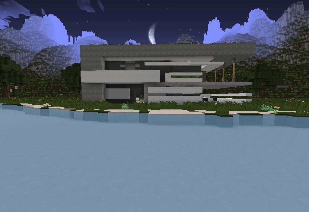 |open| ~xp a modern home Minecraft Map