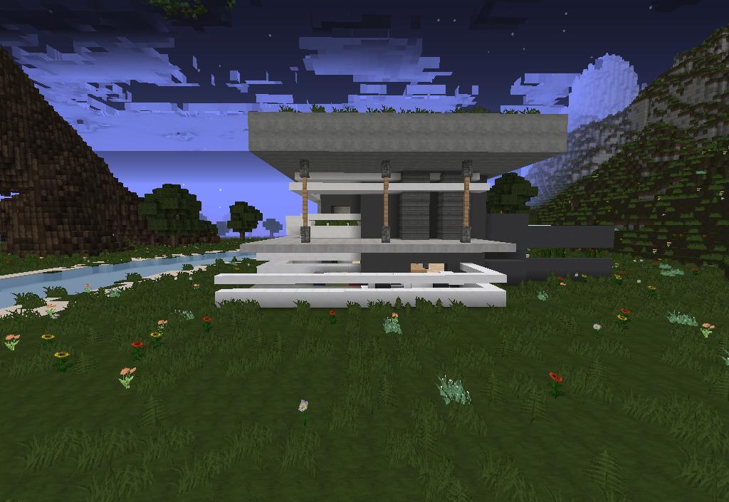 |open| ~xp a modern home Minecraft Map