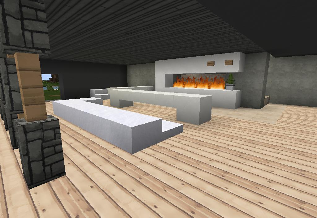 |open| ~xp a modern home Minecraft Map