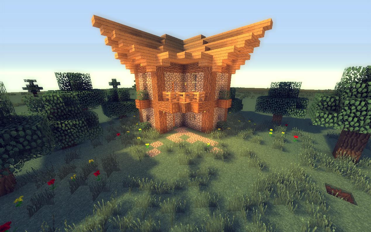 Beautiful Starter House. Minecraft Map