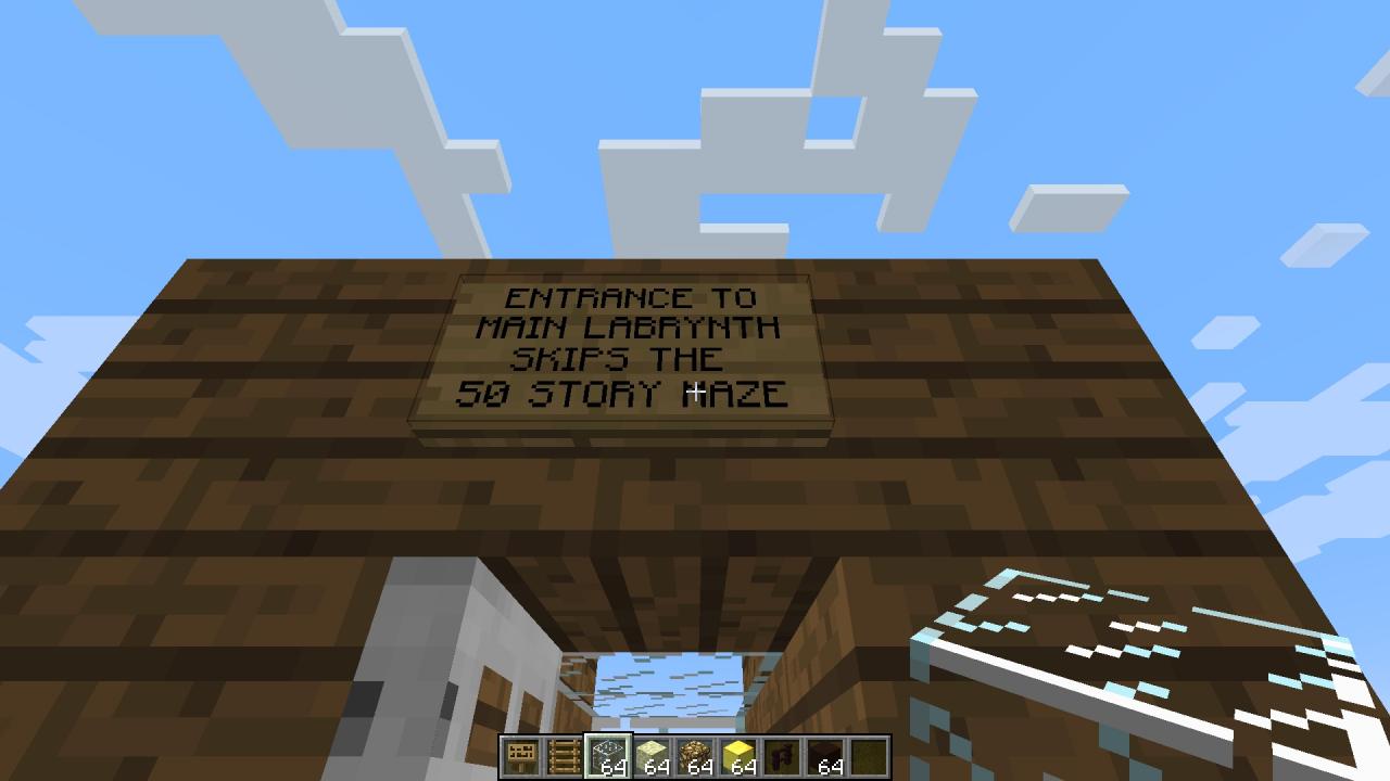 50 STORY MAZE Minecraft Map