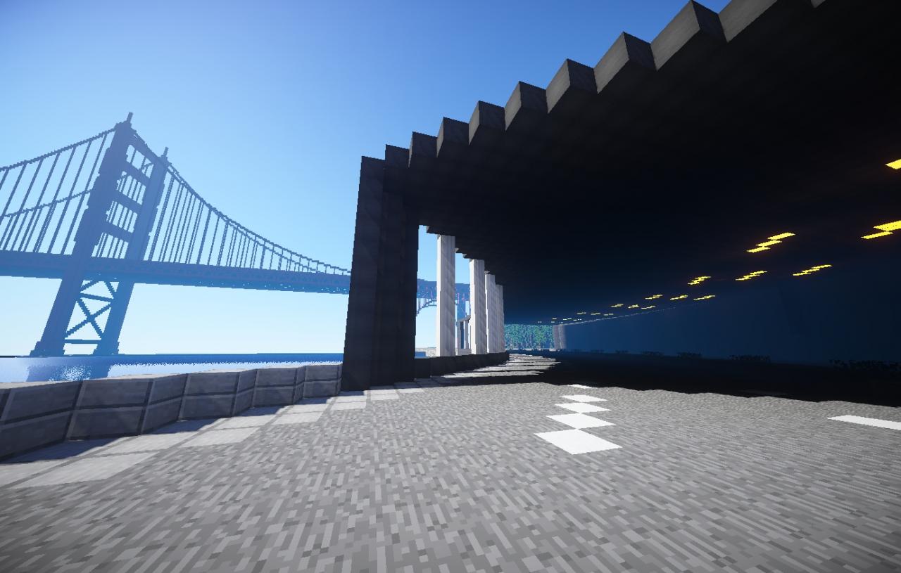 Golden Gate Bridge !! Minecraft Map