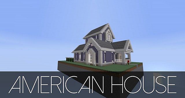 American House Minecraft Map