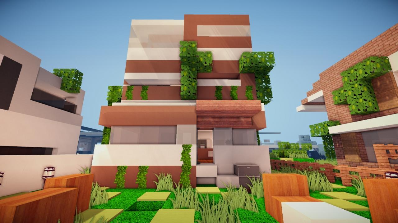 Modern-TownHouse Minecraft Map