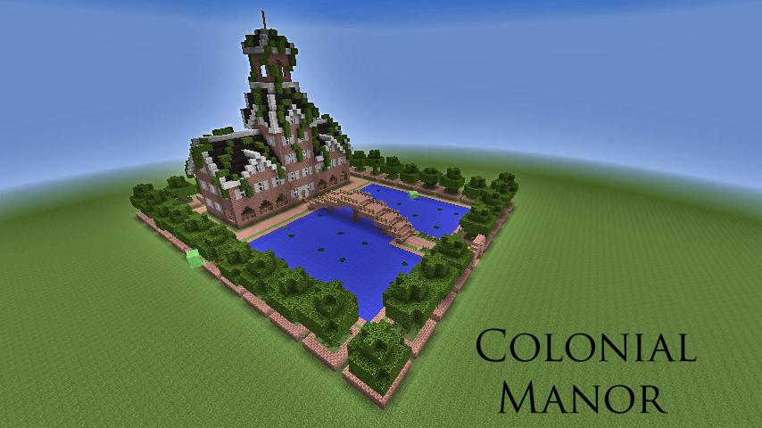 Colonial Manor Minecraft Map