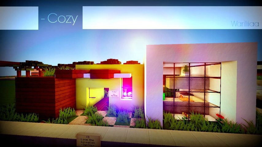 | Cozy | Modern home Minecraft Map
