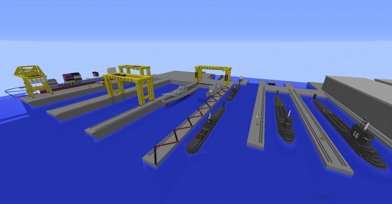 Fairbanks Shipyards Minecraft Map