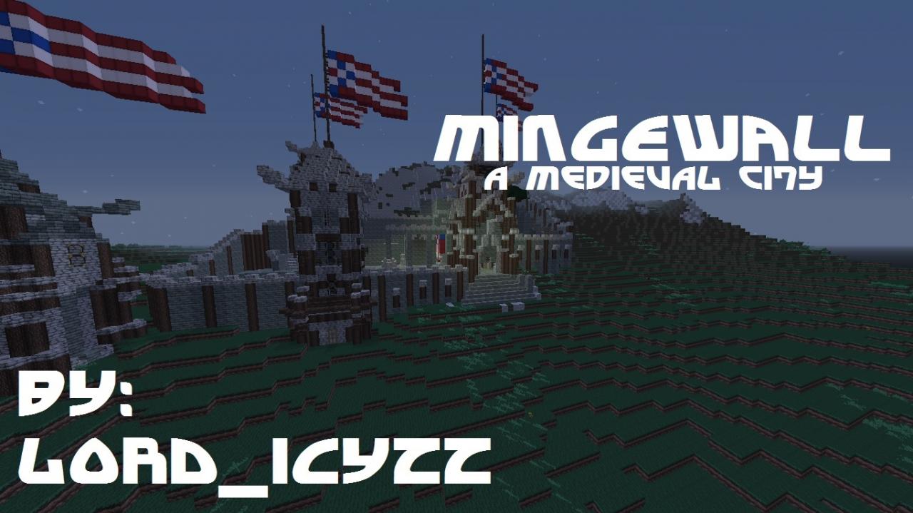 MingeWall - Medieval City - Work In Progress Minecraft Map