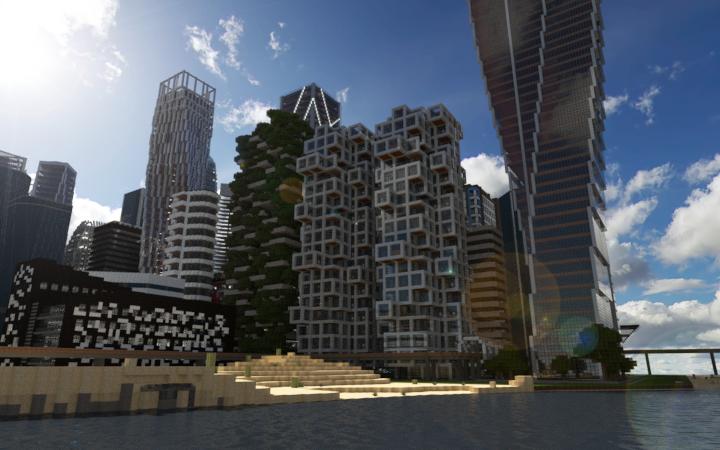 Cloud Towers Minecraft Map