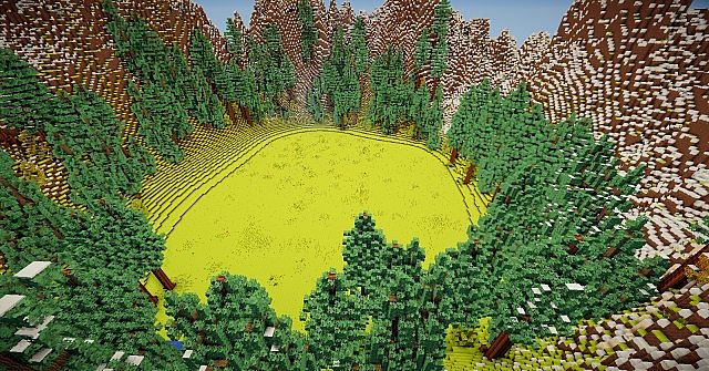 Custom Terrain Minecraft Map