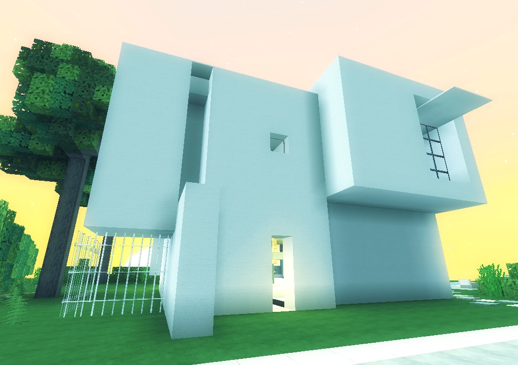 Abstract Minimalist Home | ProsperIvy Architects Minecraft Map