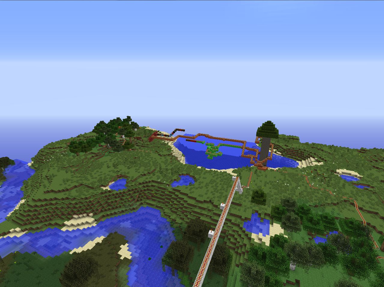 Twister-turn Minecraft Map