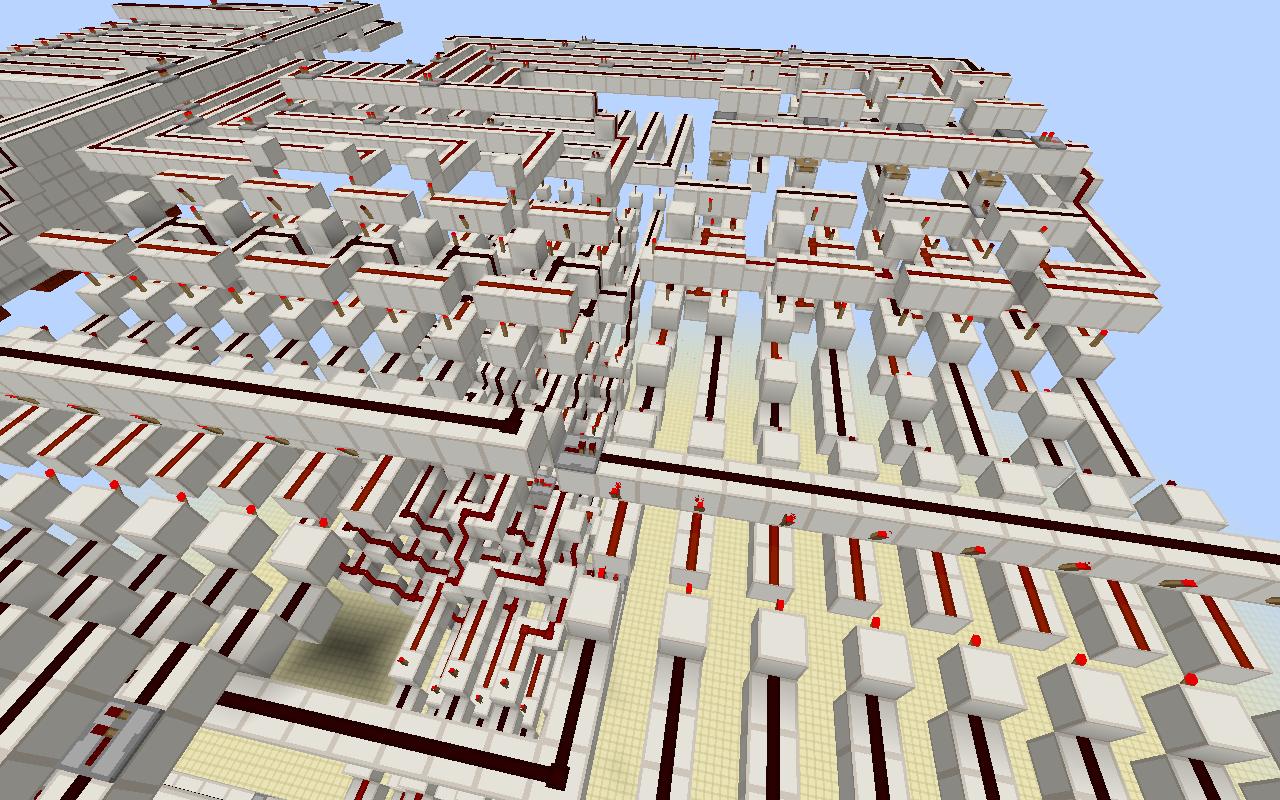 Microprocessor Minecraft Map