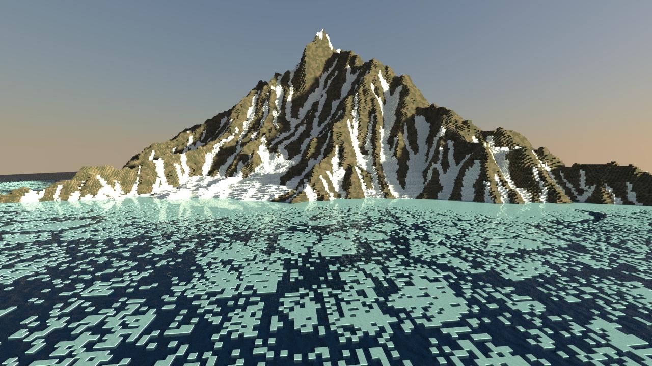 Super realistic mountain by poohcraft _!--!_ Minecraft Map