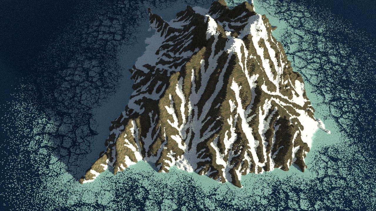 Super realistic mountain by poohcraft _!--!_ Minecraft Map
