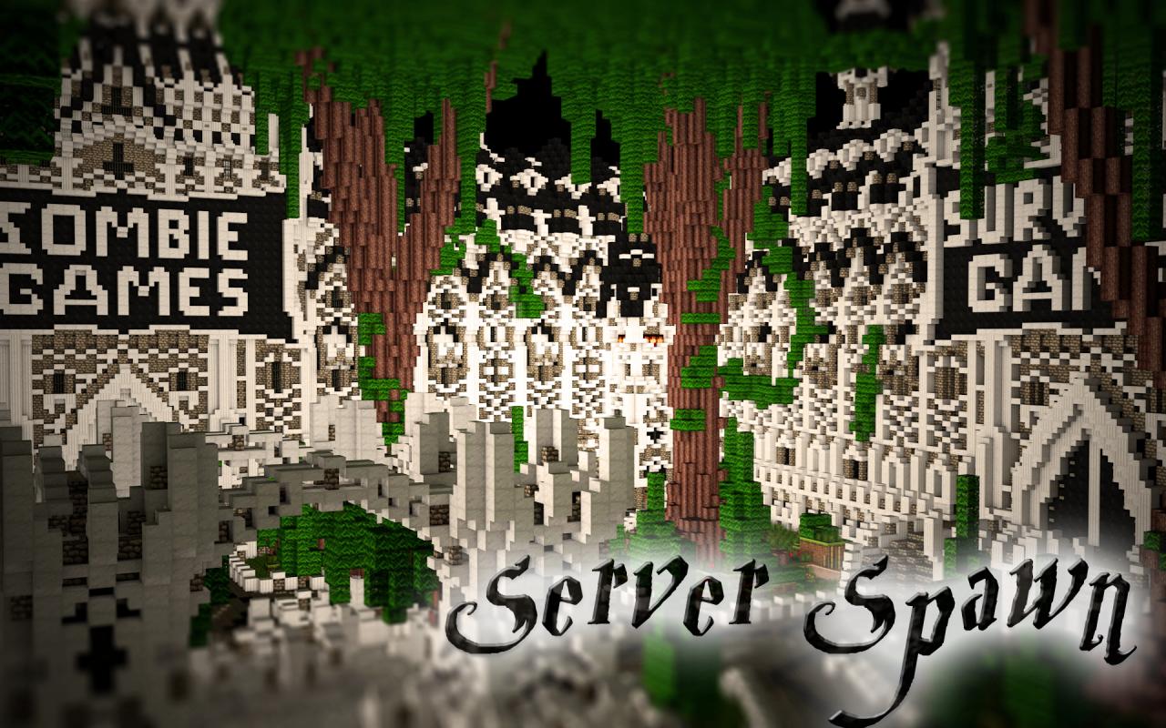 Server Spawn - C4D Cinematic Minecraft Map