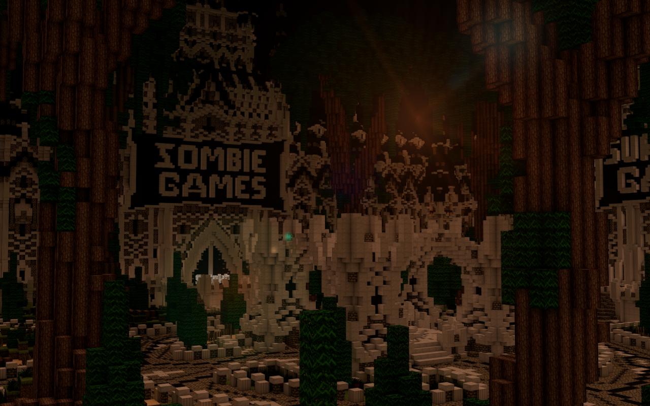 Server Spawn - C4D Cinematic Minecraft Map