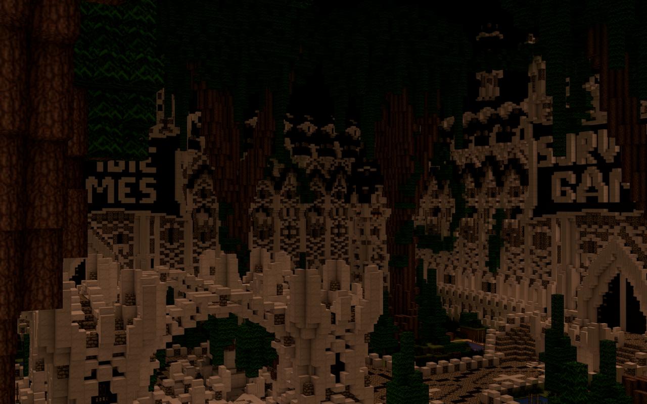 Server Spawn - C4D Cinematic Minecraft Map