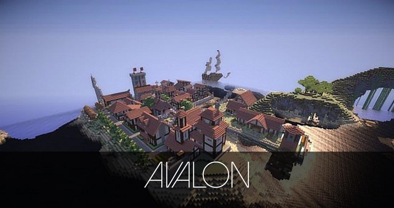 Medieval village: Avalon Minecraft Map