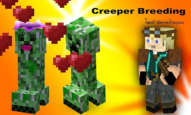 How to breed Creepers in minecraft