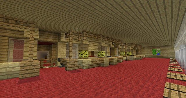Cinema / Theater with redstone functions Minecraft Map