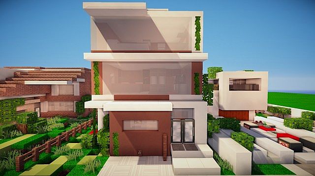 Modern-TownHouse Minecraft Map