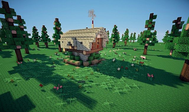 Steampunk Hovel/Cottage Minecraft Map
