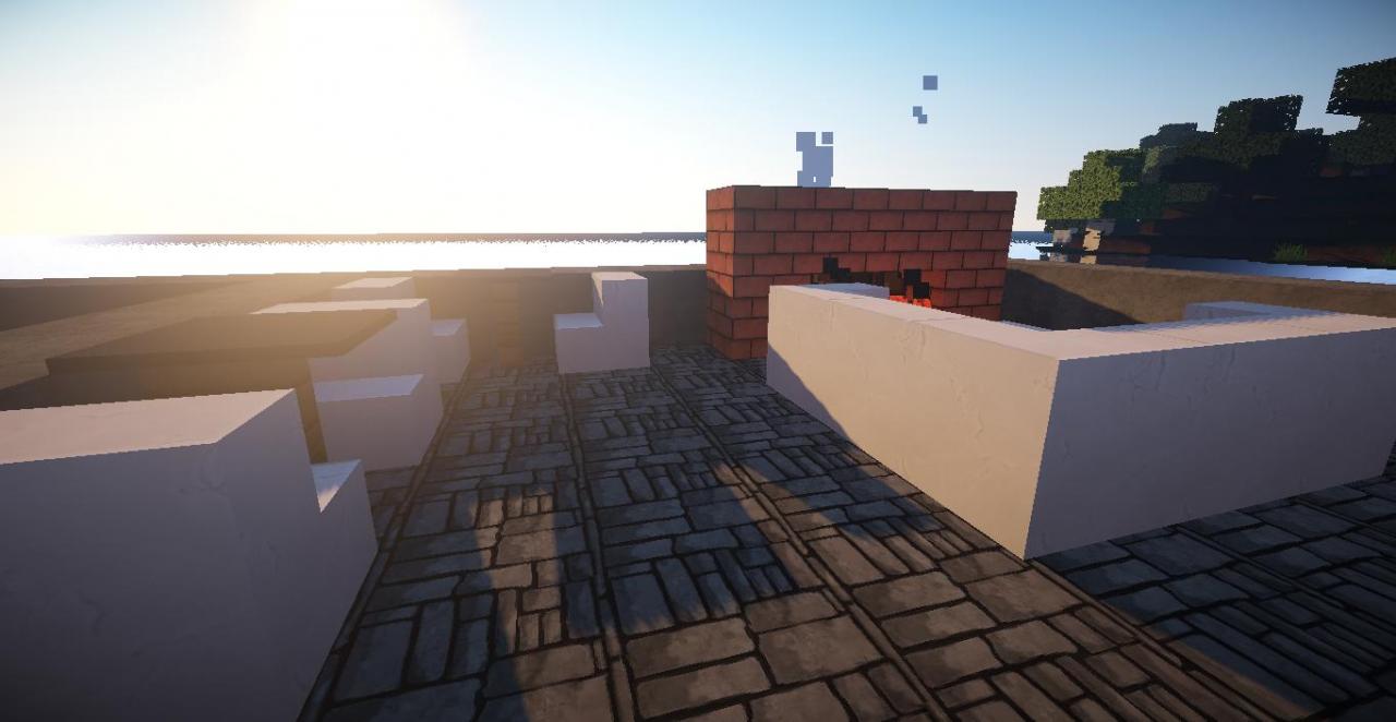 Modern Beach House Minecraft Map