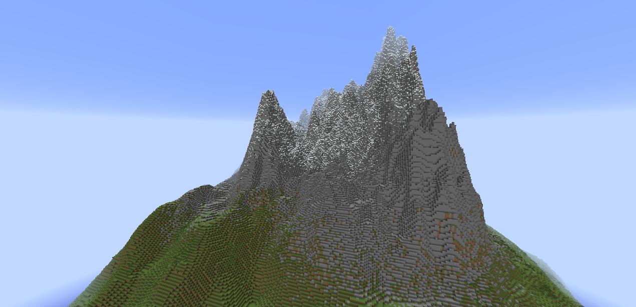 World Painted Mountains Minecraft Map