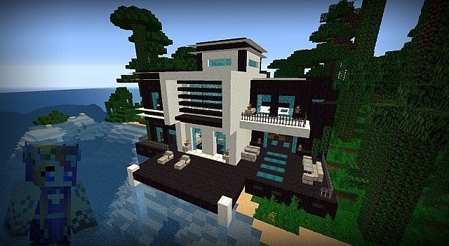 Modern Jungle Resort Minecraft Map