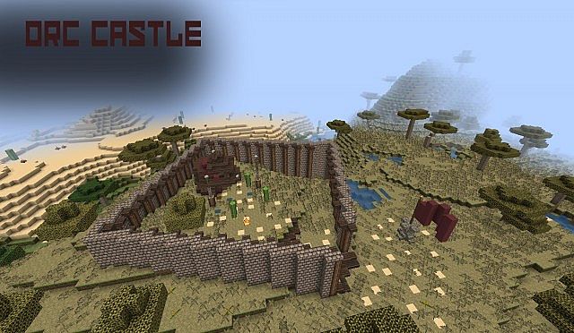 Orc Castle Minecraft Map