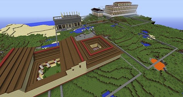 Greco-Roman City Minecraft Map