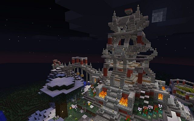 Fire Temple Minecraft Map