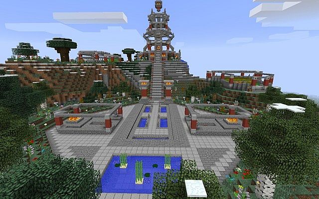 Fire Temple Minecraft Map