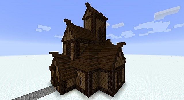 Norwegian Stave Church Minecraft Map