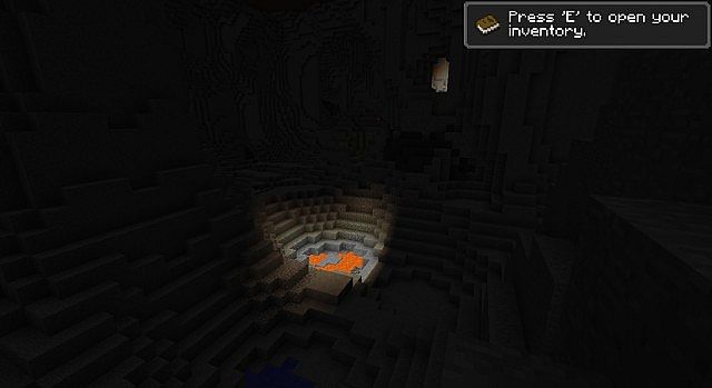 custom cave terrain Minecraft Map