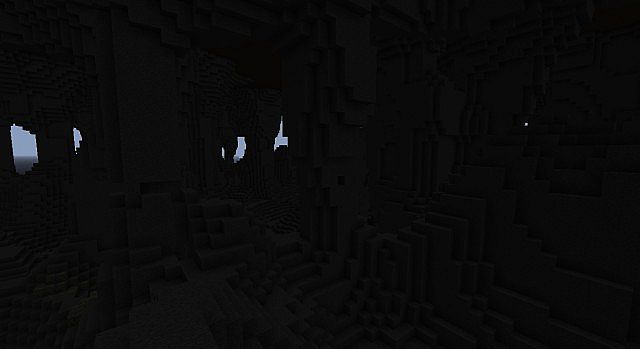 custom cave terrain Minecraft Map