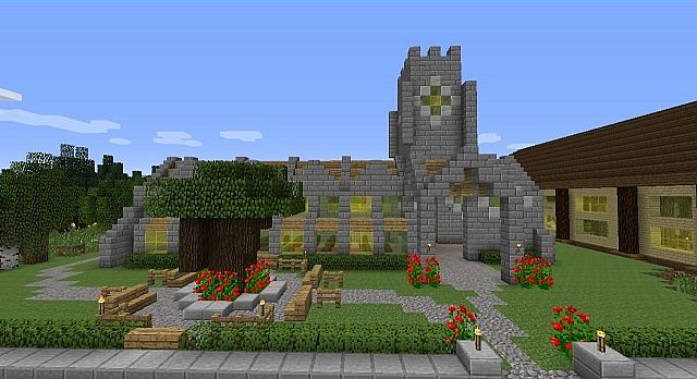 Medieval-Style Cathedral Minecraft Map