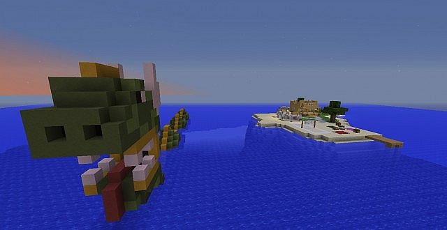 Sea snake island Minecraft Map