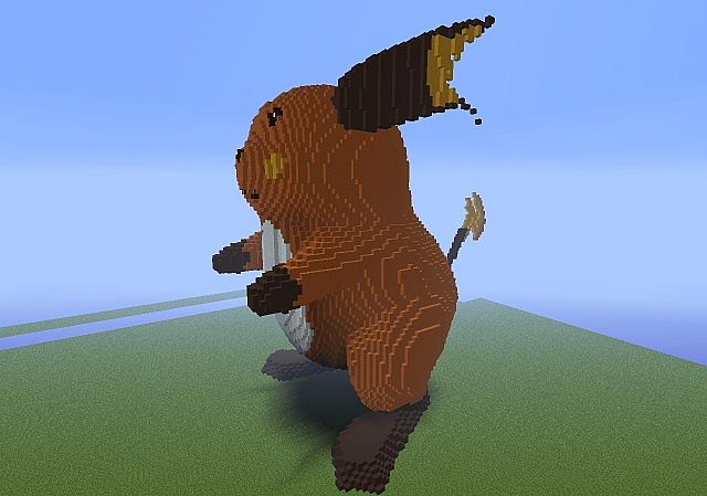 3D Raichu Minecraft Map