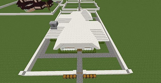 Quarts House (Unfurnished) Minecraft Map
