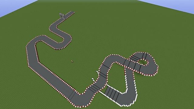Race Track Minecraft Map
