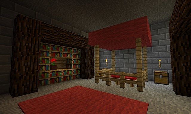 Mansion in a forest Minecraft Map