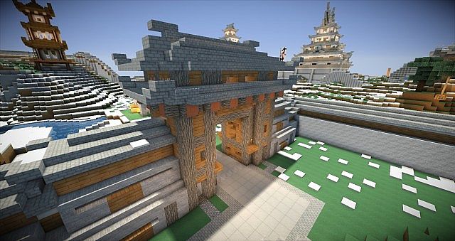 Chinese Gate Minecraft Map